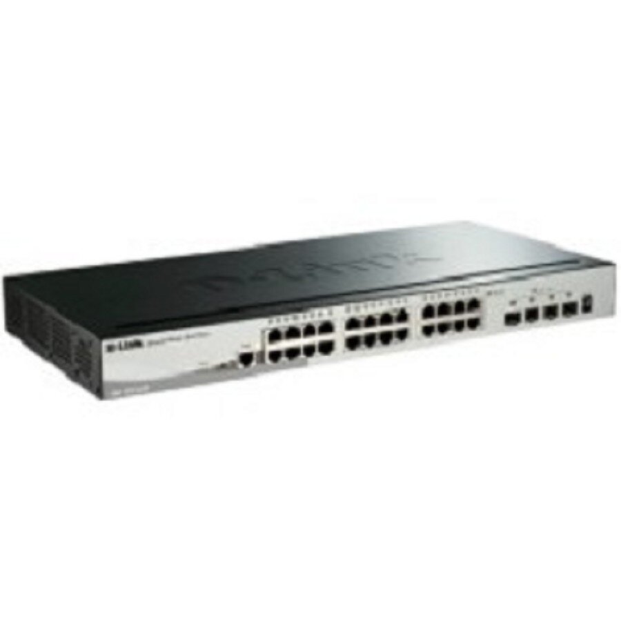 D-Link SMB D-Link DGS-1510-28X/A1A PROJ Управляемый L2+ стекируемый коммутатор с 24 портами 10/100/1000Base-T и 4 портами 10GBase-X SFP+