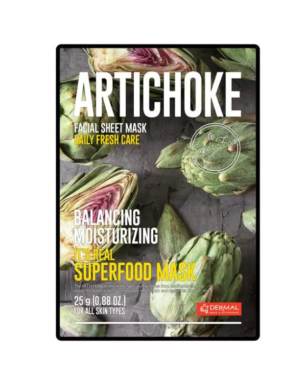 DERMAL Superfood Маска для лица c артишоком 25г