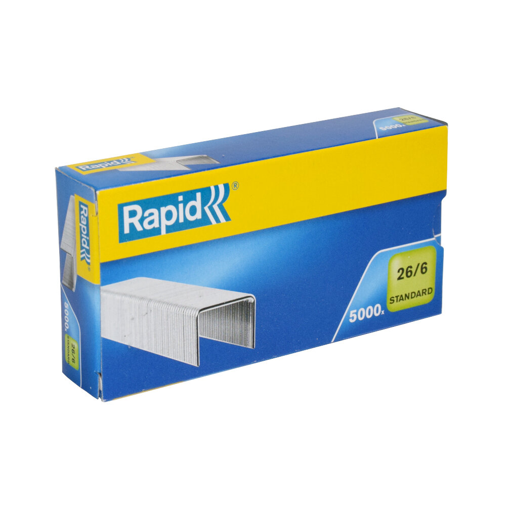 Скобы степлерные Rapid 26/6 5000 шт RPD1266 Strong
