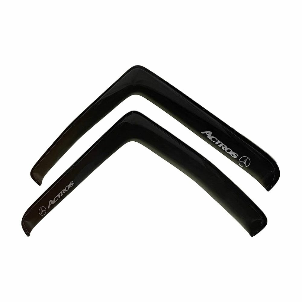 Дефлектор двери (ветровики) с лого на Mercedes-Benz Actros