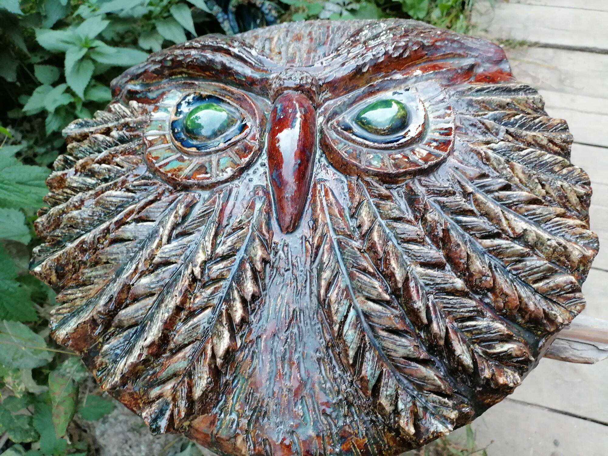 Панно керамическое Сова.