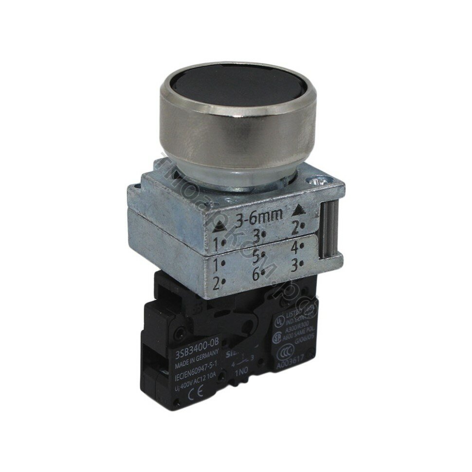 Siemens 3SB3602-0AA11 Кнопка черная 1NO