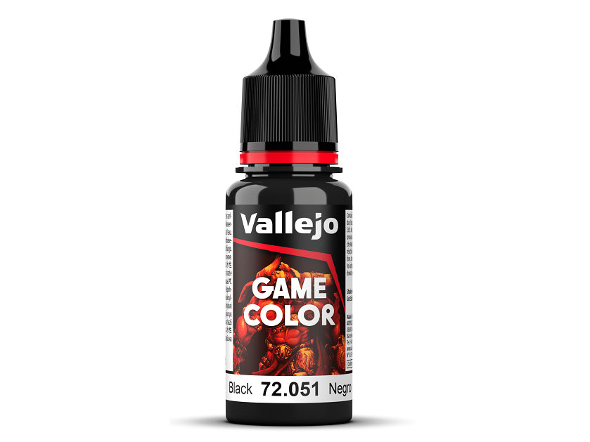 Аксессуар для Warhammer Vallejo Краска Vallejo Game Color: Black 72.051
