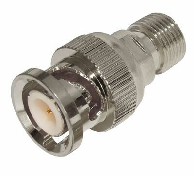 Переход штекер BNC - гнездо F <05-3201-4> (50 штук)