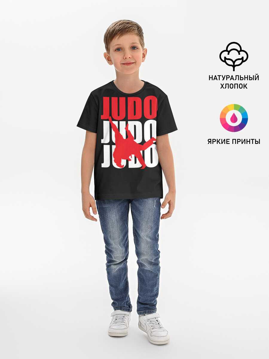 Футболка хлопковая детская Дзюдо