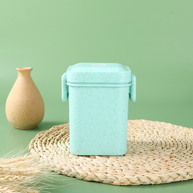 Японский ланч-бокс, пригодный для использования в микроволновой печи, трехслойный бенто-бокс с отделениями,