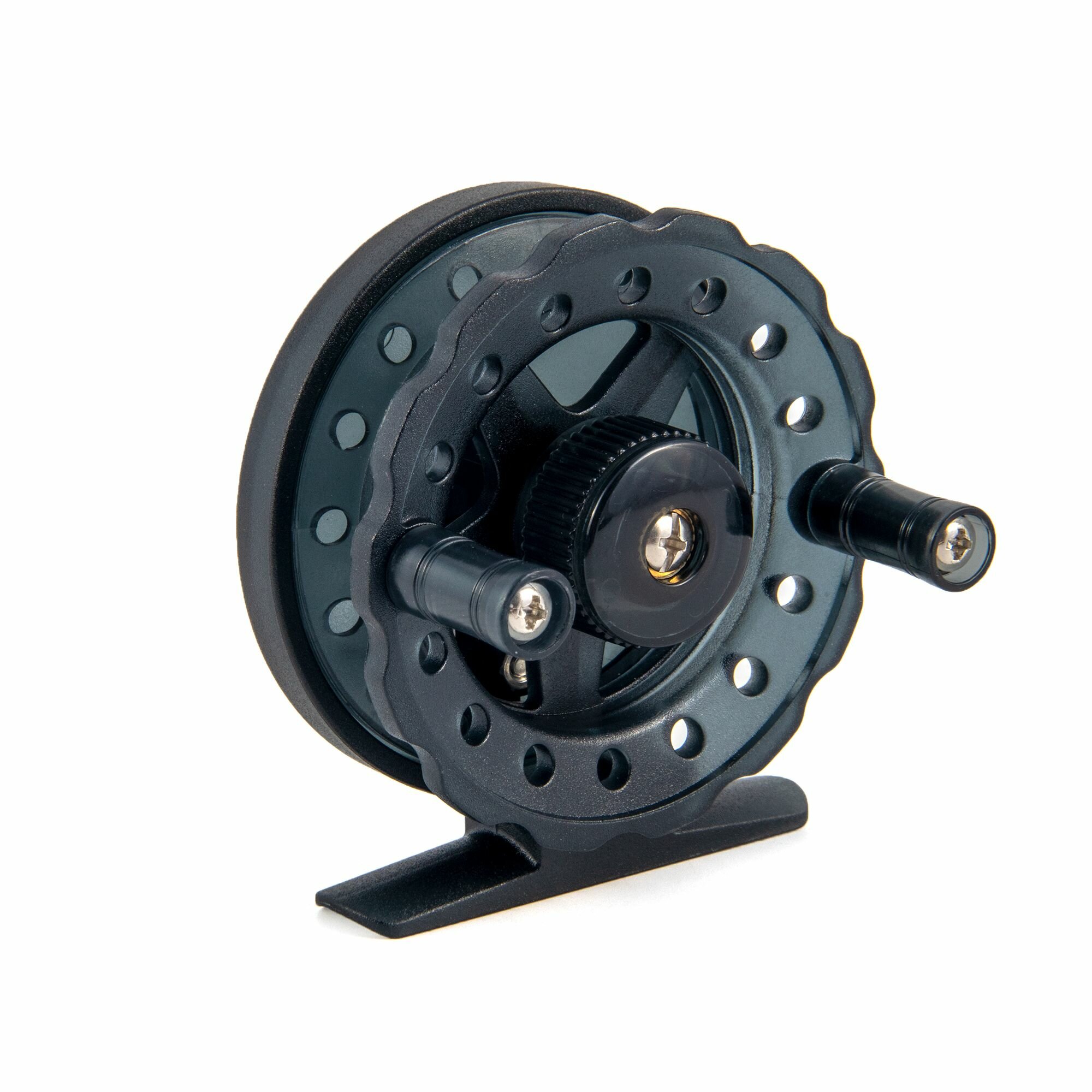 Катушка инерционная Namazu Black Fury, пластиковая, 2 подшипника, р. 6,5 см