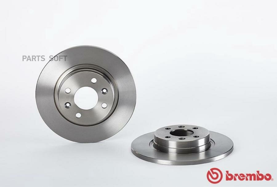 BREMBO 08. A268.10 Диск тормозной передн. DACIA LOGAN (LS_) 09/04-> / DACIA SANDERO 06/08-> / DACIA SANDERO II 10/12-> ()