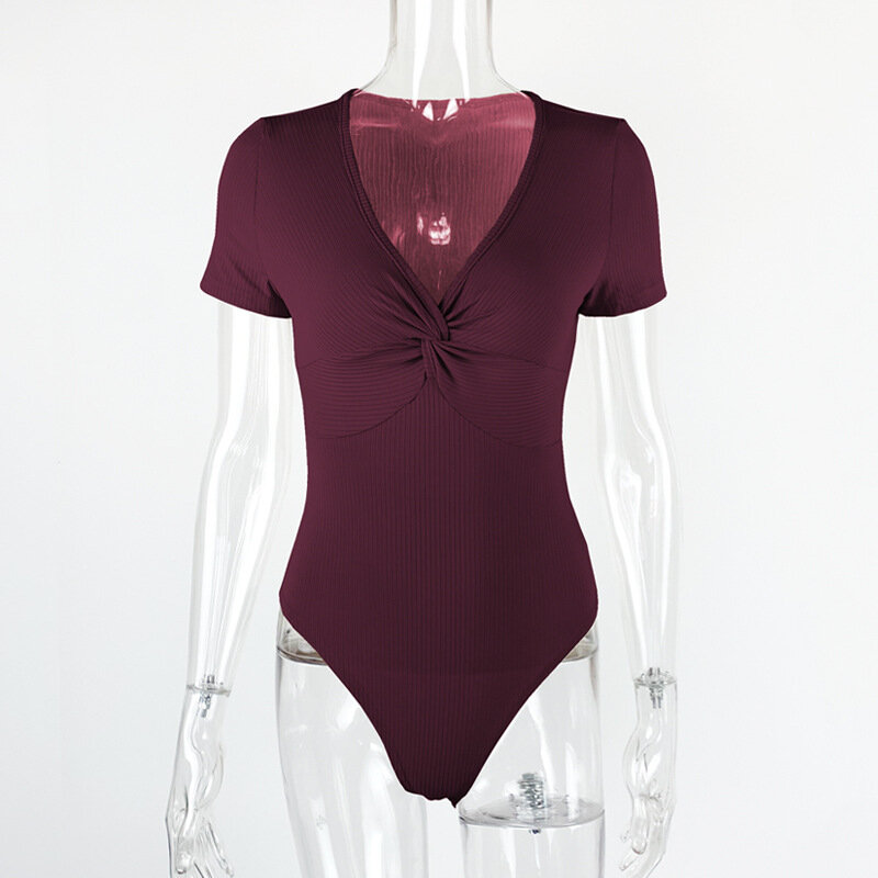 Боди женское, винно-красное, размер M