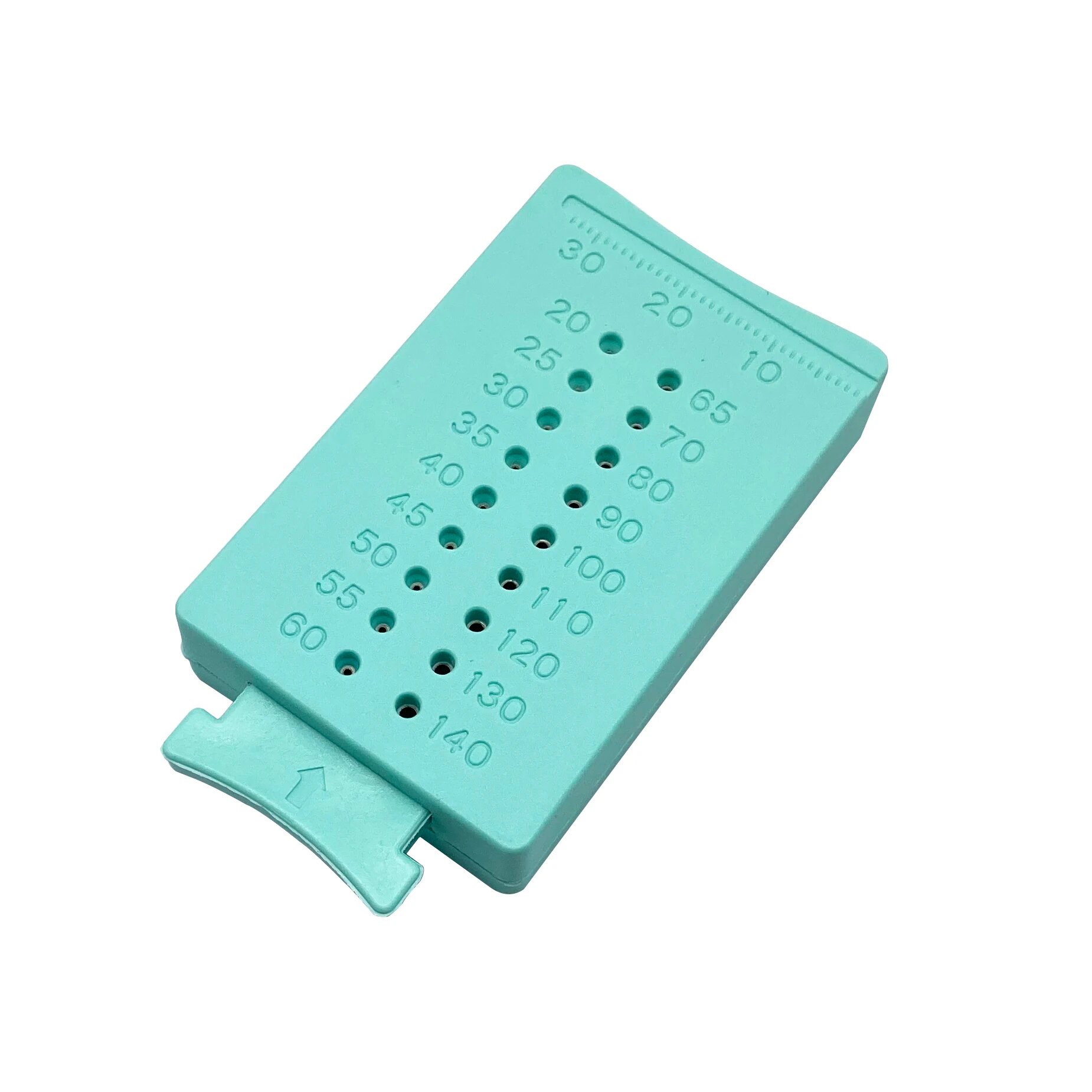 Стоматологические инструменты Well CK, эндолинейки, гуттаперча резак, измерительная линейка Green