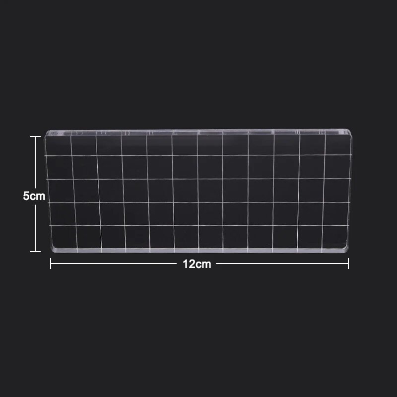 Прозрачный акриловый штамповый блок TT285