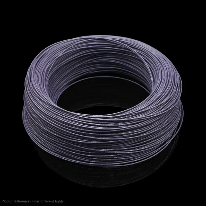 Кабель PTFE 30/28/26/24/22/20/18/16/14/13/12/10 AWG для 3D принтера 22AWG, лавандовый, 10 Meters