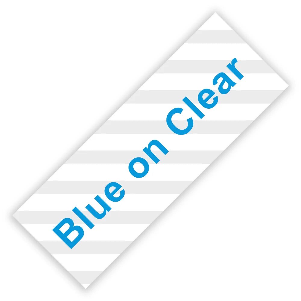 Лента для этикеток Labelwell 6/9/12 мм черная на белом для принтеров Epson Blue on Clear, 9 мм