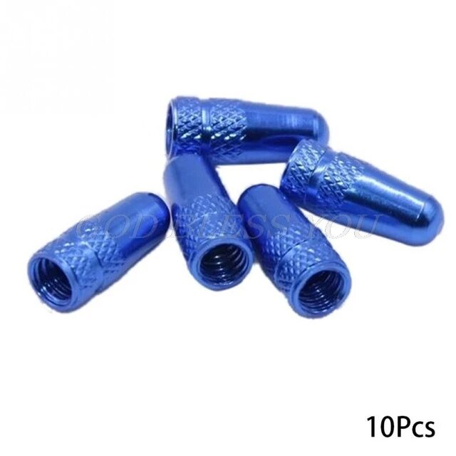 Велосипедные колпачки Presta GUGUJI222, 10 шт. Синий, Blue