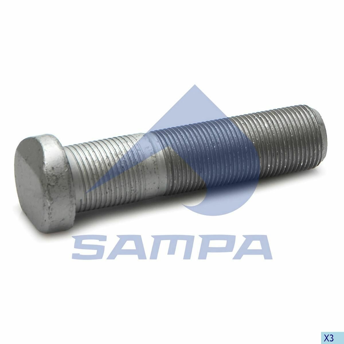 Болт колеса M22x1,5х91/58 МВ 100.276 SAMPA