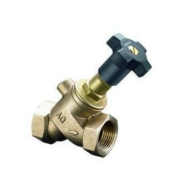 Oventrop Вентиль с косой посадкой Ду 32, G 1 1/4" ВР, со сливом