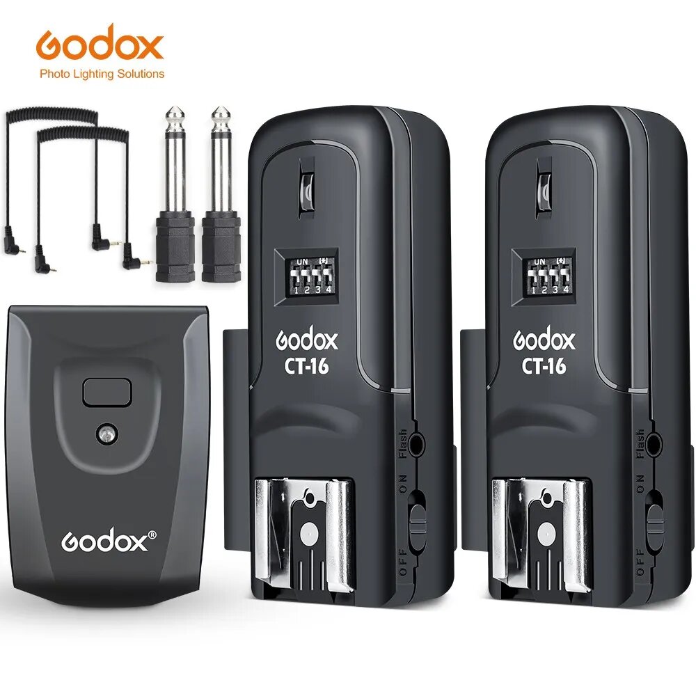 Godox CT-16 Радиопередатчик для вспышки, Цвет: 1xT add 2x R