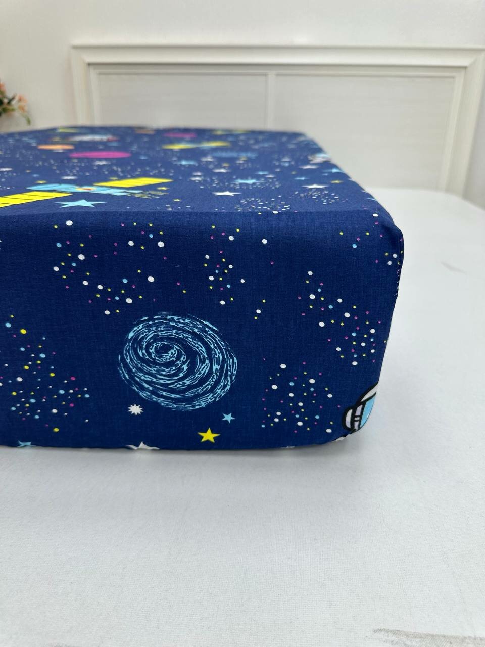 Простынь на резинке 80х160х20 см детская, поплин от бренда ООО "Яфтекс"