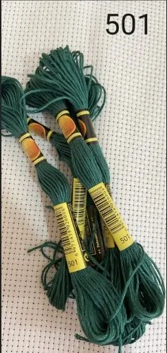 CXC нитки для вышивки крестиком, 10 шт, 2 цвета 501