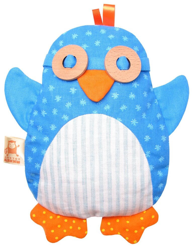 ДокторМякиш Пингвин (17*22см, термогрелка с вишневыми косточками, в пакете, от 3 лет) 338, (ИП Антонов Е. М.)