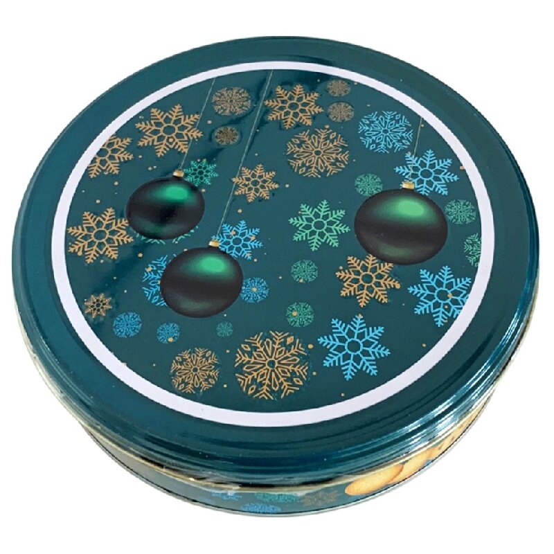 Печенье DANIMA Butter Cookies сливочное (НГ зеленая банка) /жесть/ 340г