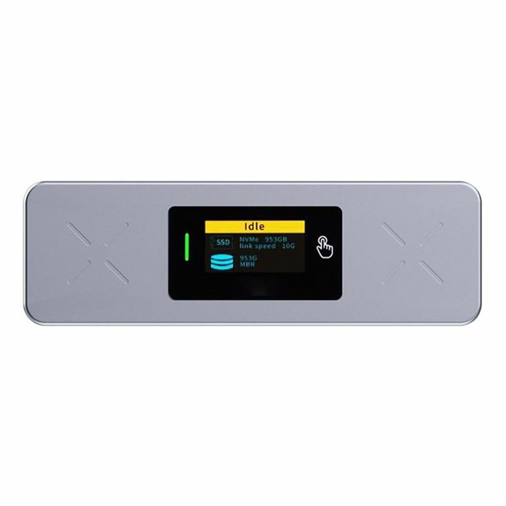 Корпус для внешнего жесткого диска MyPads M.2 NVMe SSD USB 3.2 Gen2, скорость 10 Гбит/с