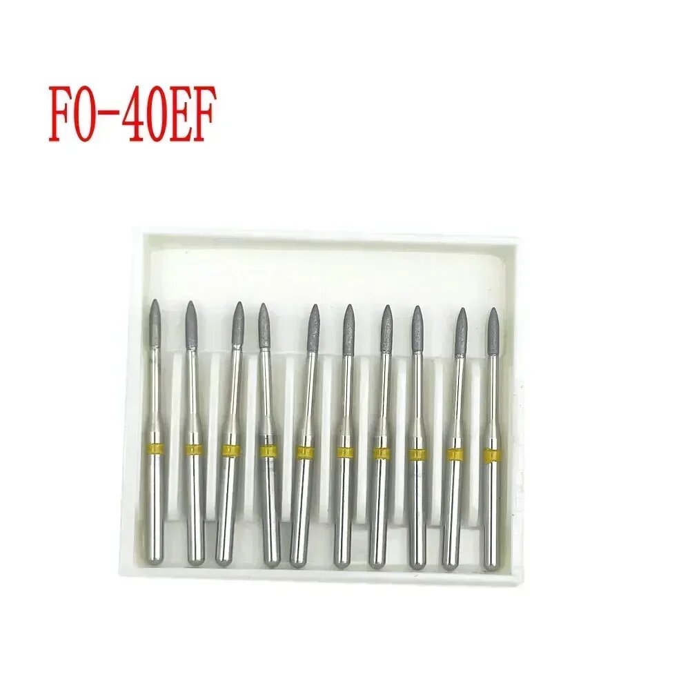 Стоматологические боры алмазные Xceldent FO-40EF, 10 шт.
