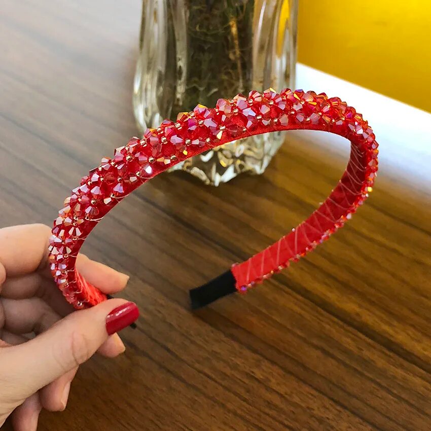 Блестящие обручи для волос Haimeikang Красный, H