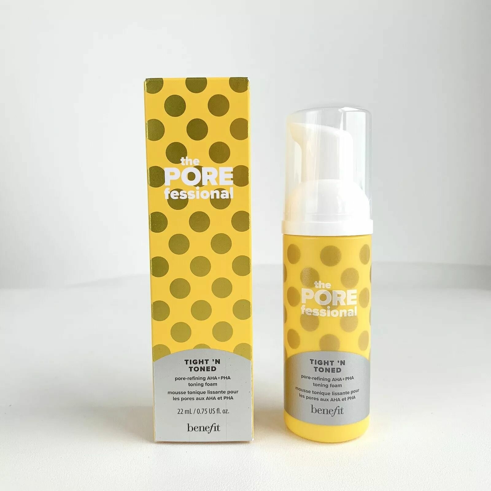 Тонизирующая пенка для уменьшения пор BENEFIT the POREfessional TIGHT'N TONED pore-refining AHA+PHA 22ml