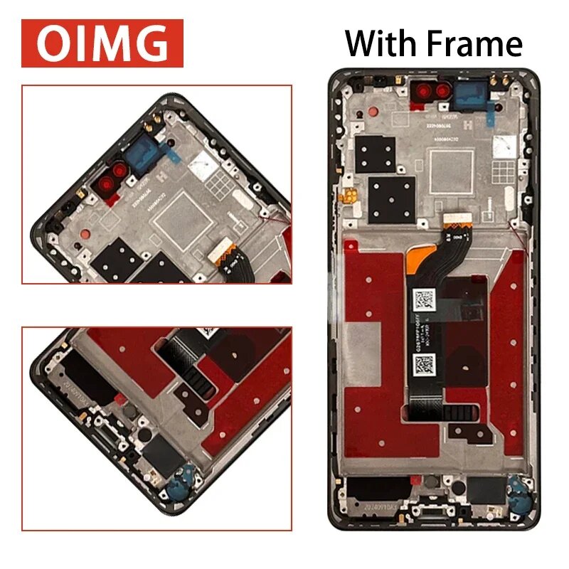 ELP-AN00 Премиум ЖК-дисплей для Huawei Honor 200 Pro 200 Pro, сенсорный экран, Black With Frame