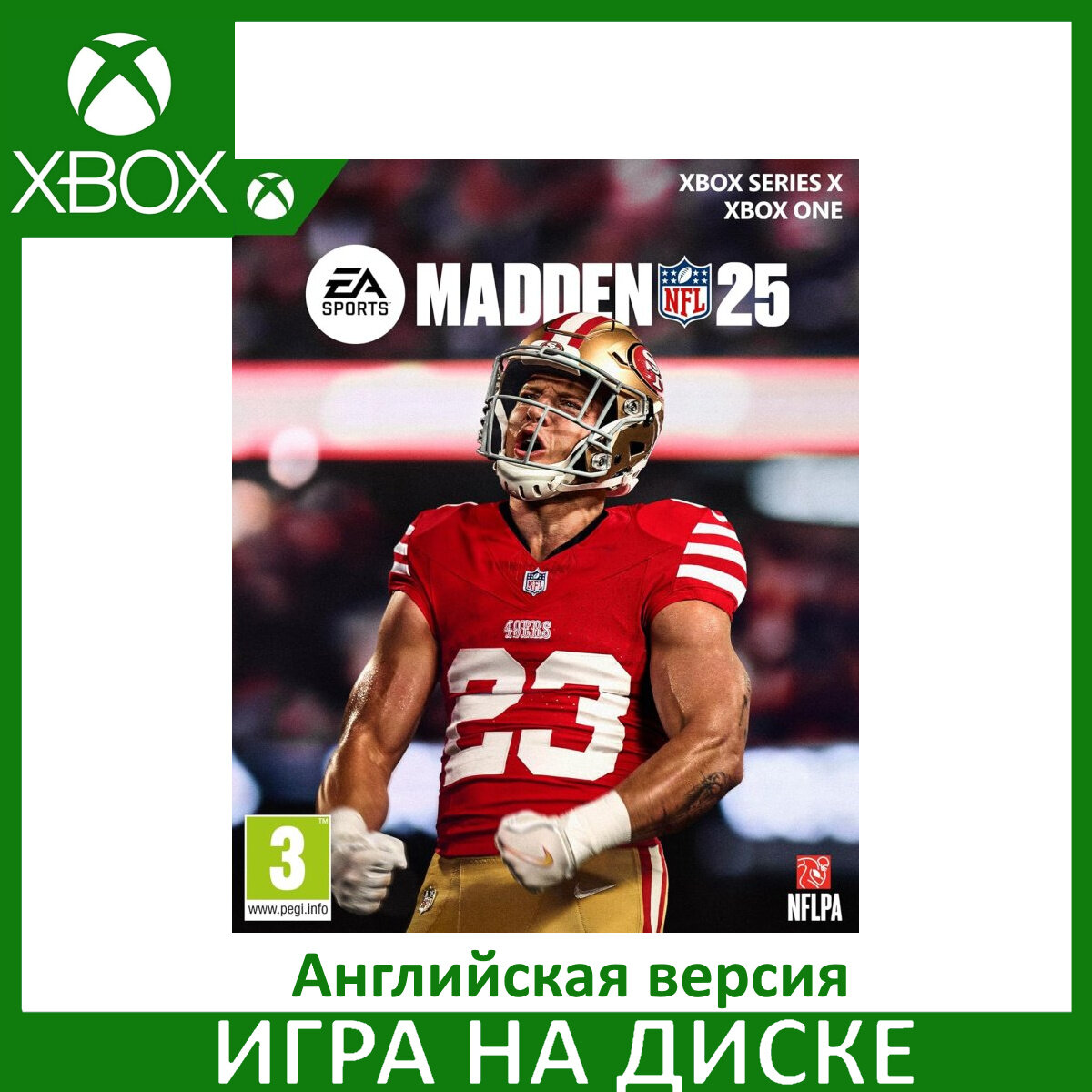 Игра Madden NFL 25 Xbox One, Series X Английский язык Диск на Xbox