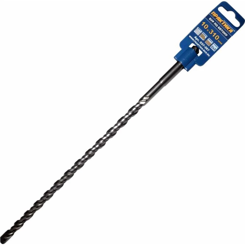 Бур по бетону серия Профи (10х310 мм; SDS-plus) ПРАКТИКА 037-367