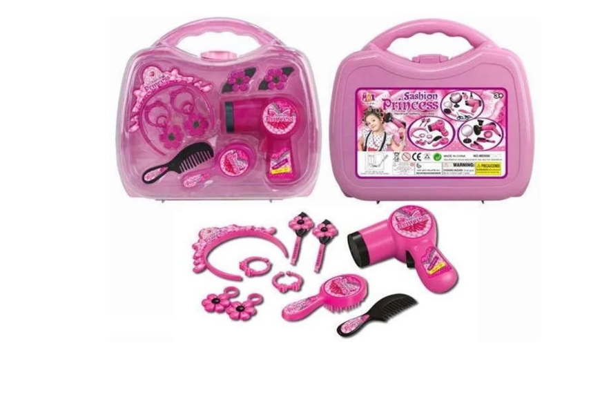 Набор стилиста Fashion princess, 10 предм, в кейсе MDX667-1