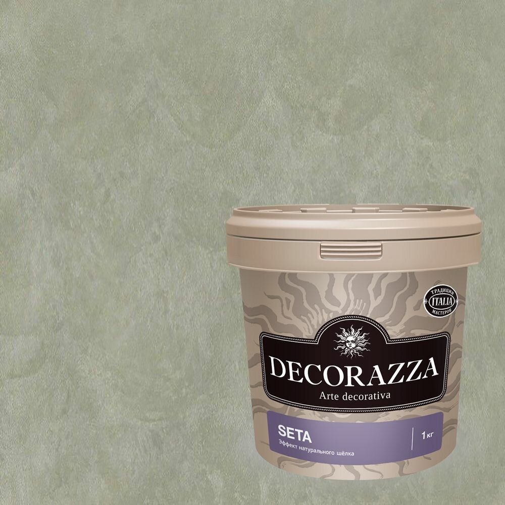 Декоративная штукатурка с эффектом натурального шелка Decorazza Seta (1кг) ST 11-186
