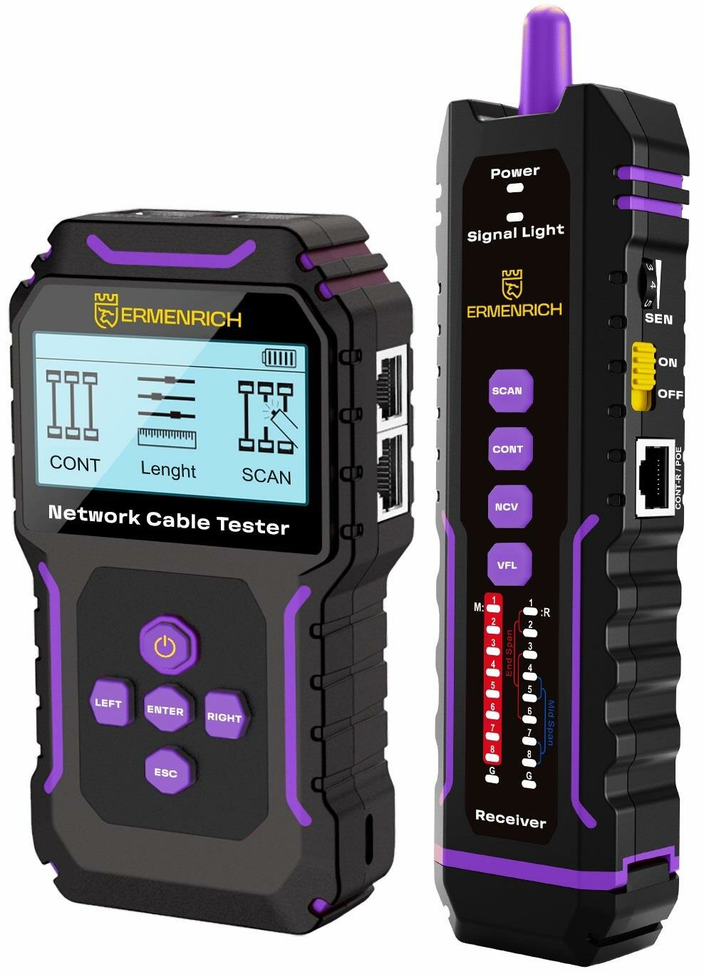 Многофункциональный Кабельный Тестер Ermenrich Netgeeks Np45