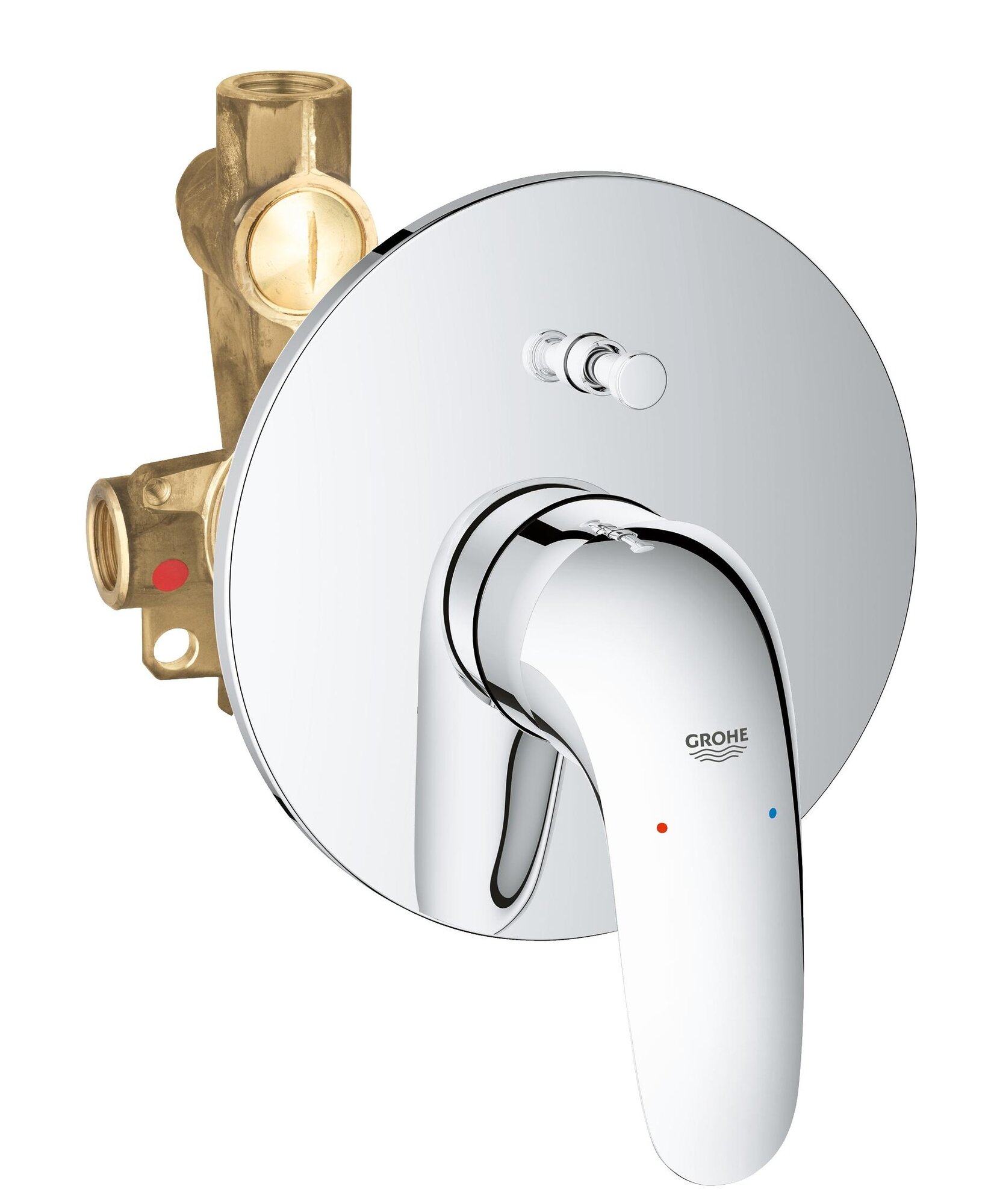 Смеситель для ванны Grohe Eurostyle 2015 Solid 23730003, хромированный