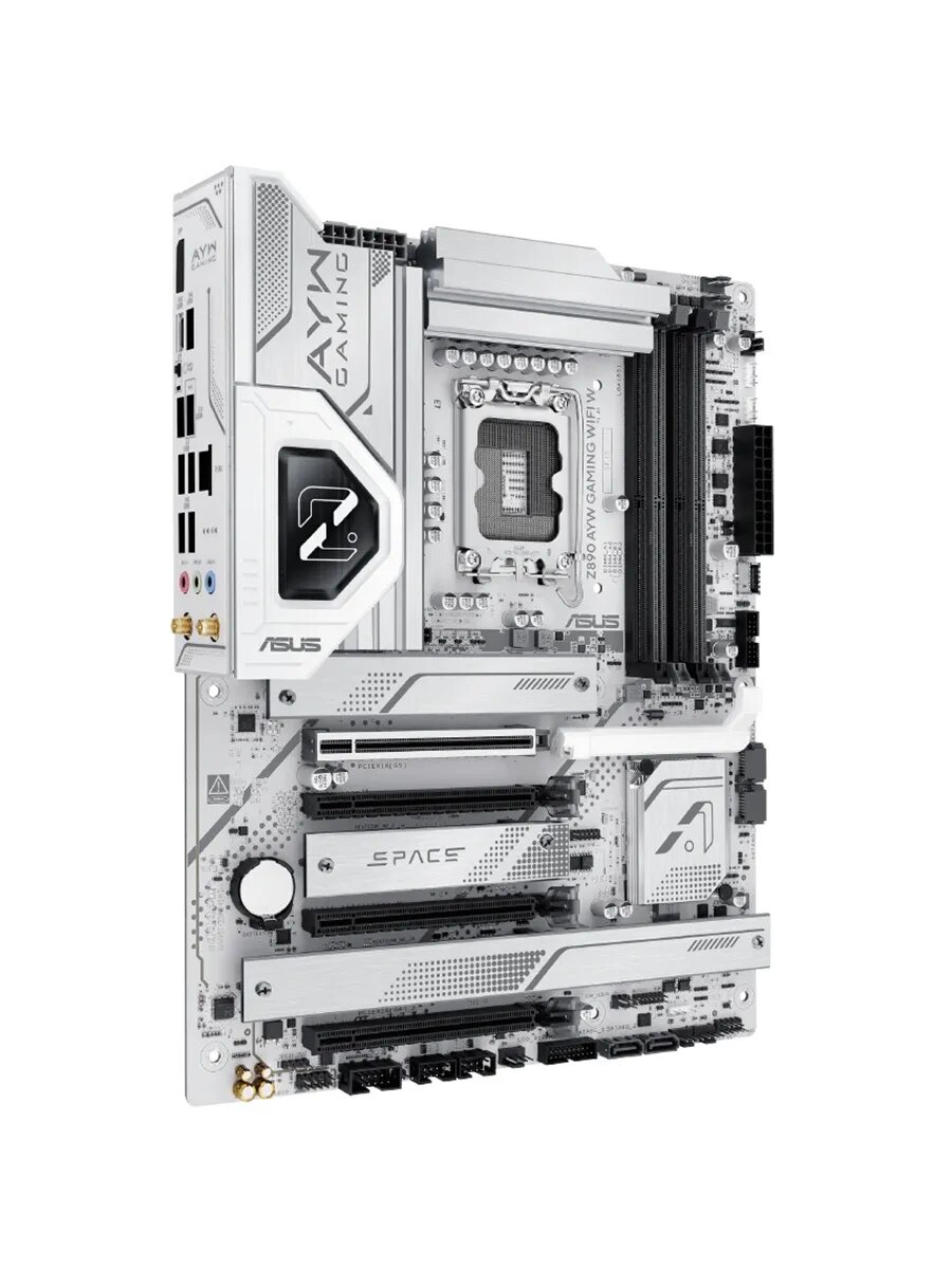 Материнская плата ASUS Z890 AYW GAMING WIFI W (LGA1851/Z890/4xDDR5/4xPCI-Ex16/4xM.2/SB7.1/Wi-Fi/BT/GLAN/DisplayPort/ATX)