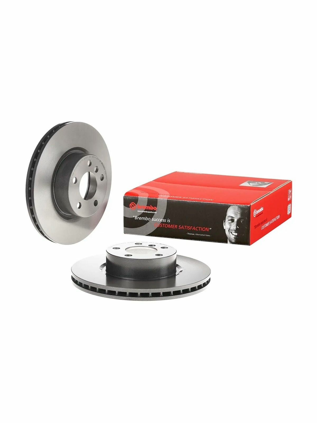 Диск тормозной передний вентилируемый BREMBO 09B57011 для BMW X3, Х4