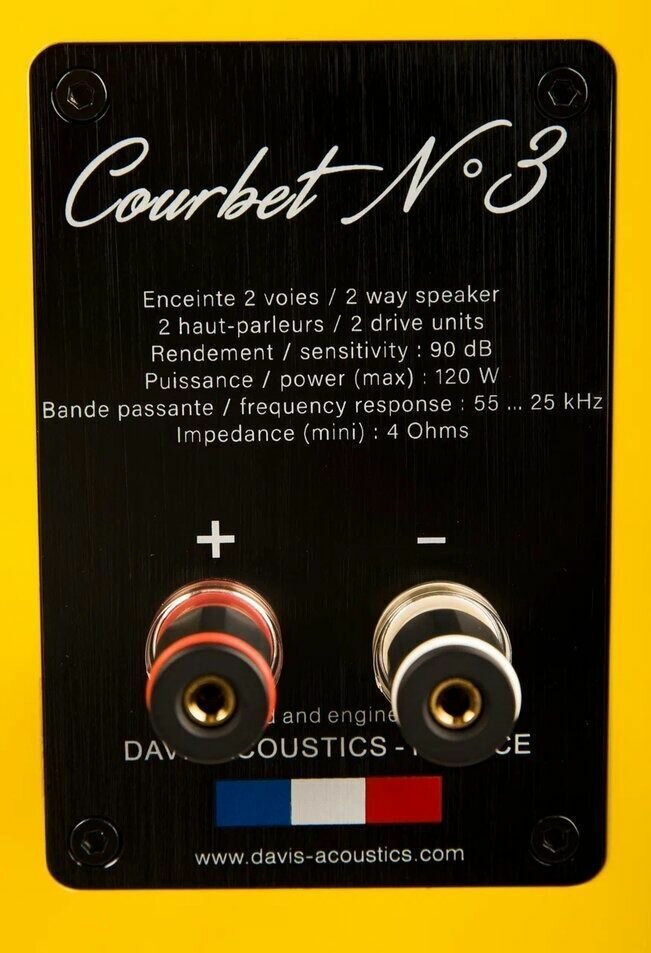 Полочная акустика Davis Acoustics Courbet 3 (желтый)