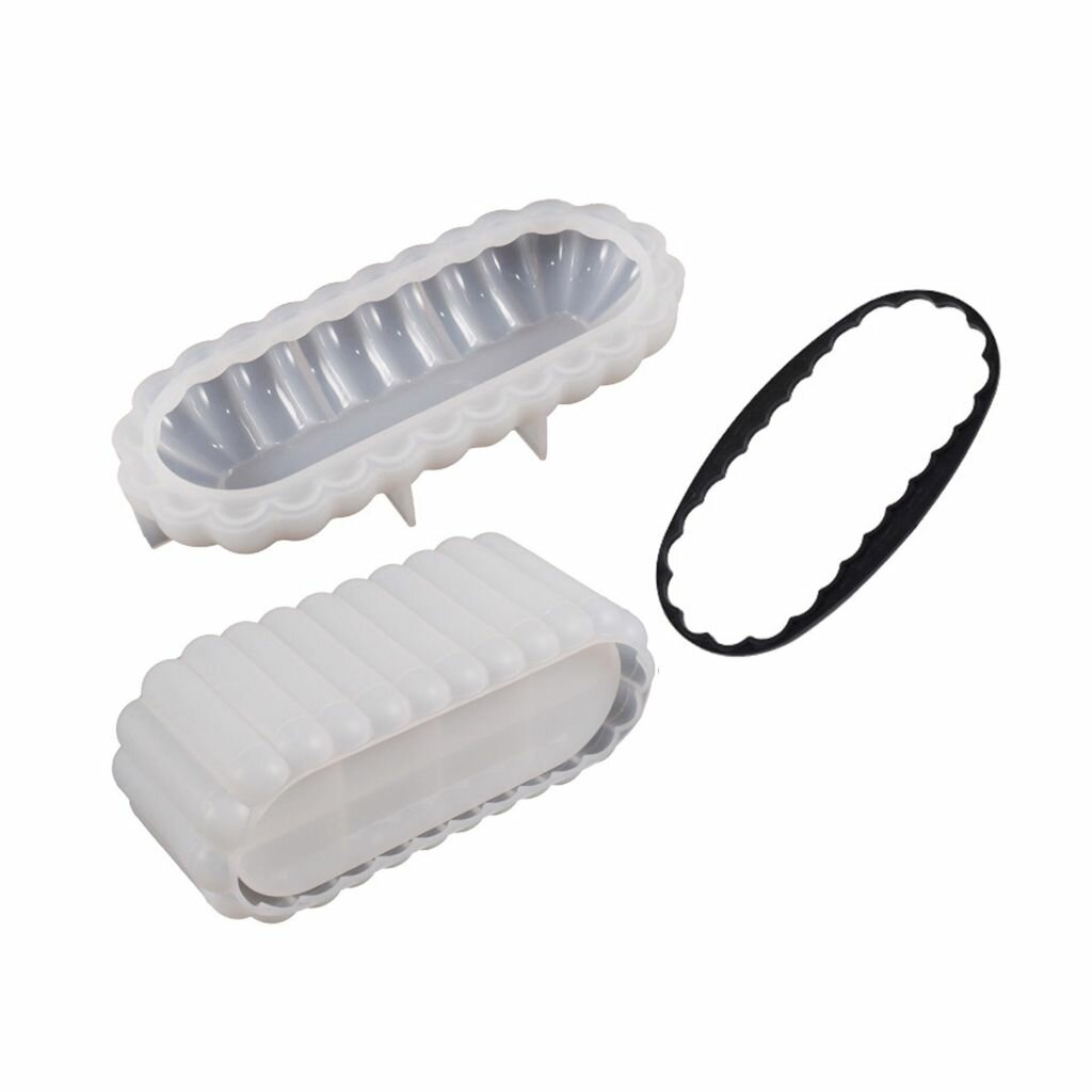 Diy кристалл капает волна полоса хранения коробка силиконовая форма