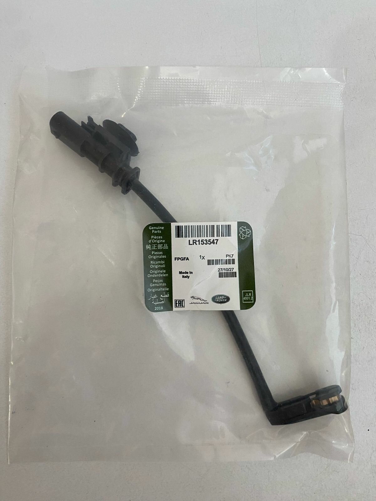 Датчик износа задних тормозных колодок Range rover LR153547Датчик износа задних тормозных колодок Range rover LR153547