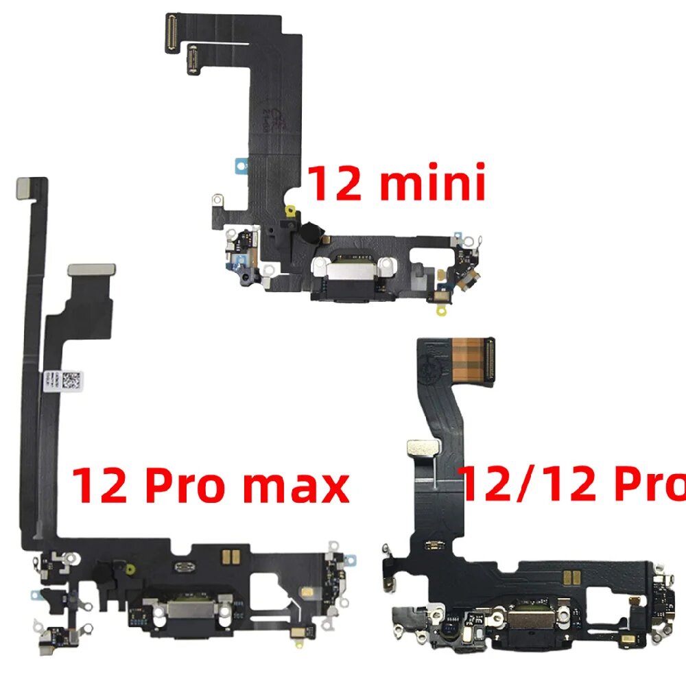 Для iPhone 11 12 13 13pro Plus Pro Max 13 мини нижний USB-порт зарядное устройство плата док-разъем зарядный гибкий кабель запасные части