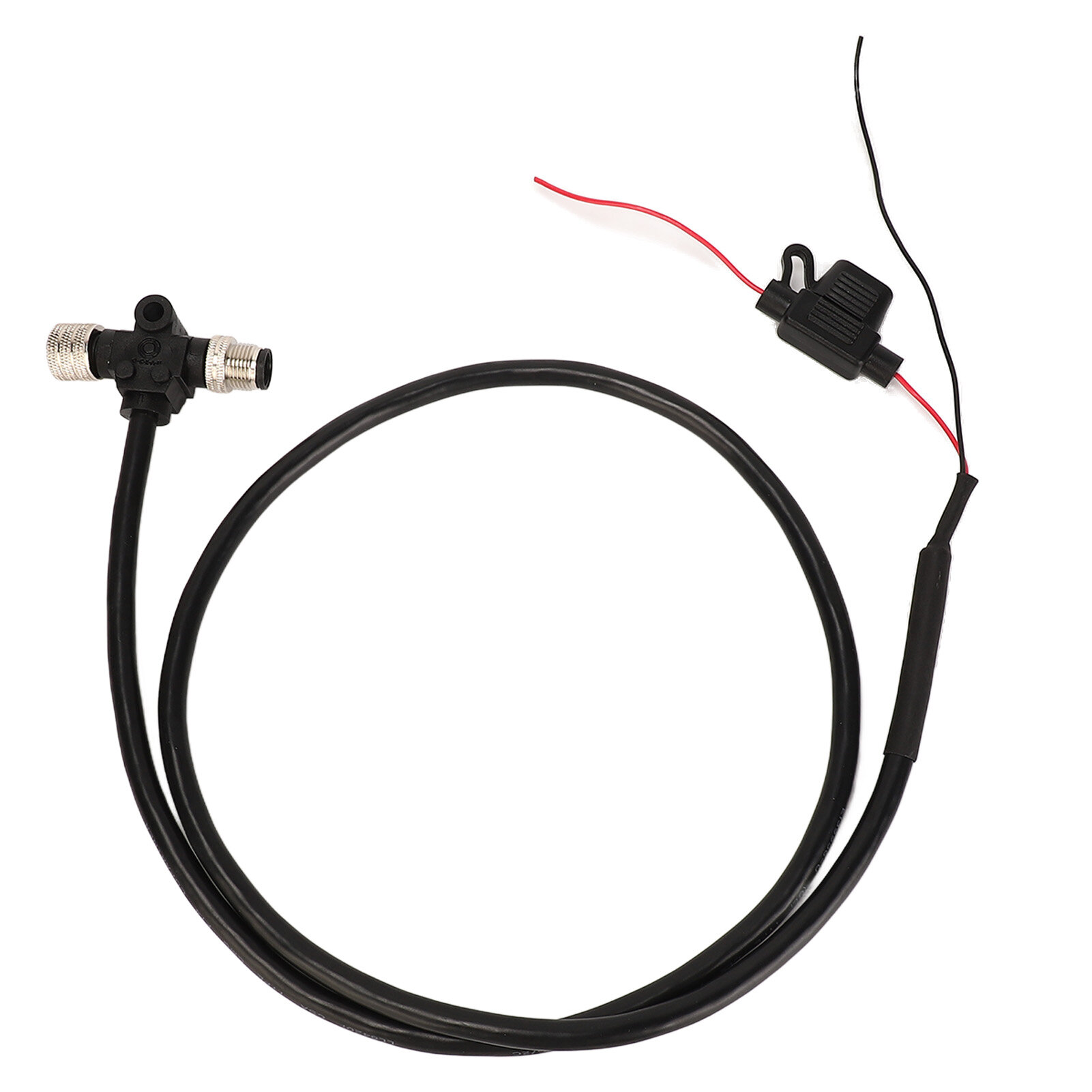 For NMEA 2000 T Terminator Backbone Cable with 3A Fuse 1m Universal for Simrad Networks