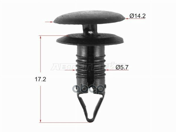 Клипса MAZDA (Продажа по 10шт) Sat арт. ST-KJ-1041