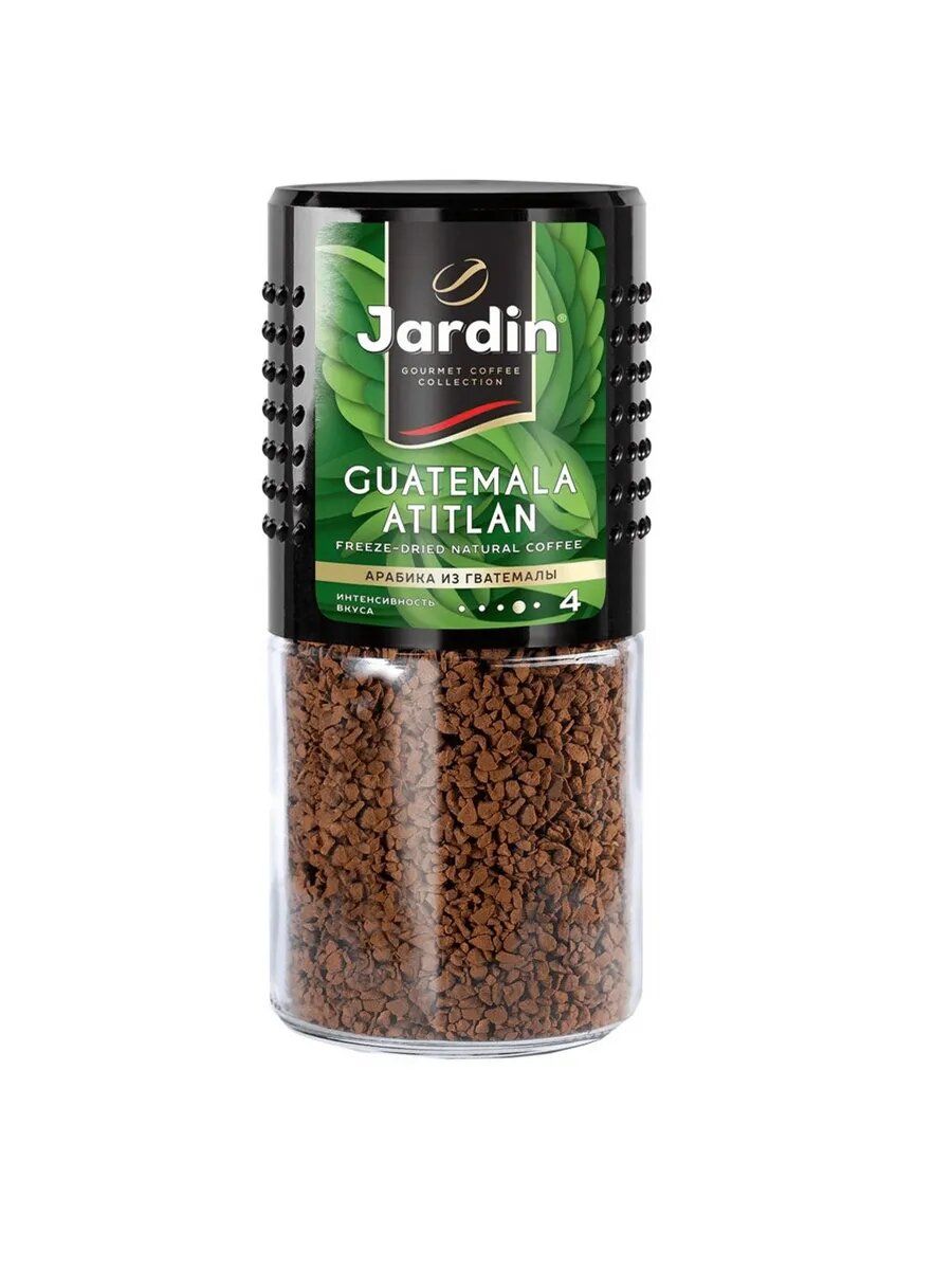 Кофе Jardin Guatemala Atitlan, растворимый, арабика, в стеклянной банке, 95гр