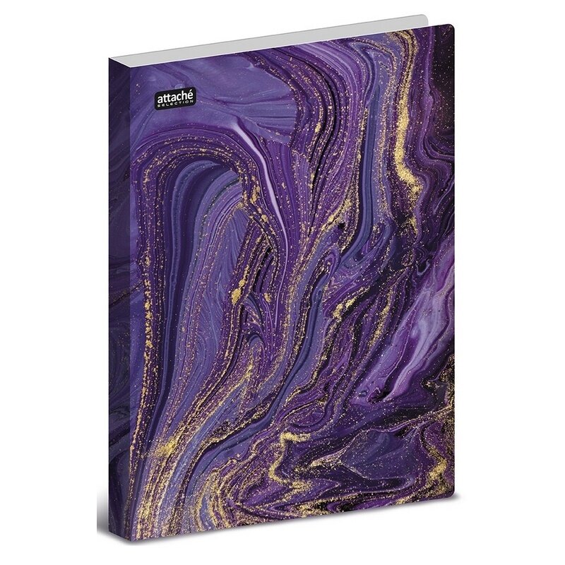 Папка скоросшиватель Attache с пружинным механизмом, Selection, Fluid, фиолетовый (1046533)