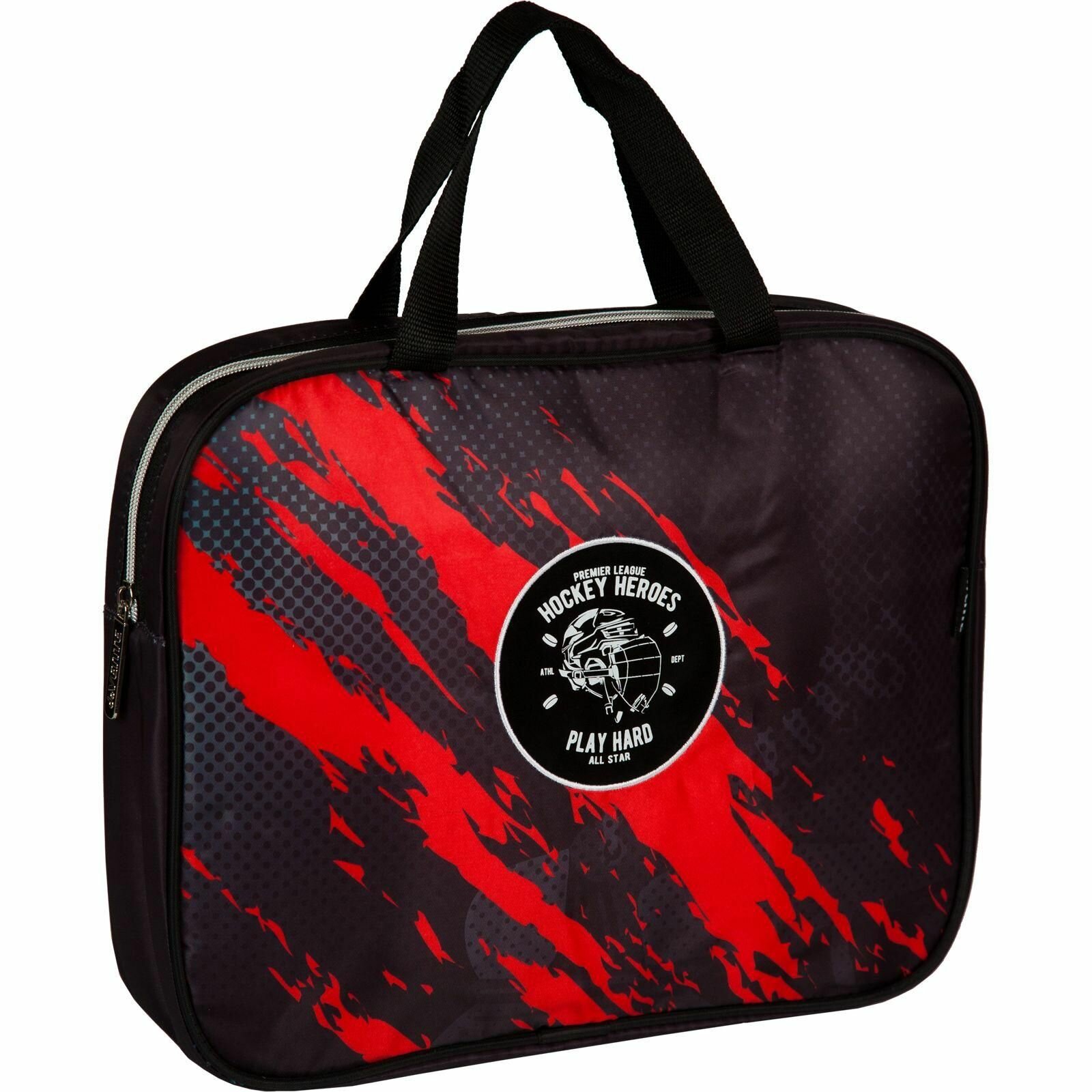 Сумка-планшет deVENTE формат А4, "Hockey", материал текстиль, с расширением 8 см, внутренний карман, ручки 28 см (8057308)