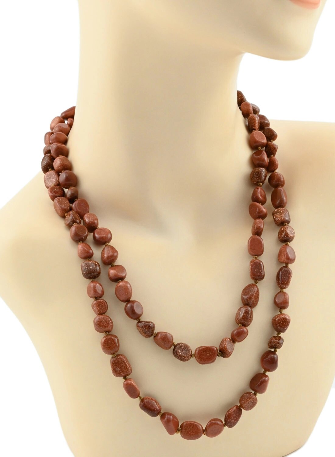 Бусы, авантюрин