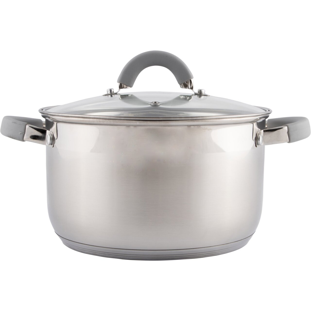 Кастрюля Mallony Felicita 5,1 л для варки на плите с крышкой из нержавеющей стали