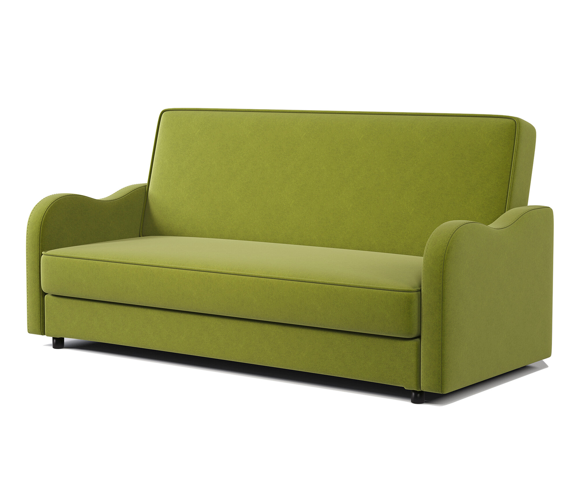 Диван-кровать Шарм-Дизайн Классика В 120х190 см, диван раскладной, книжка, велюр Дрим эппл